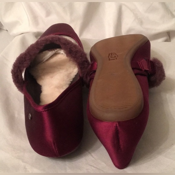 UGG | Shoes | Ugg New Womens Lena Mary Jane Fluff Balletflats | Poshmark